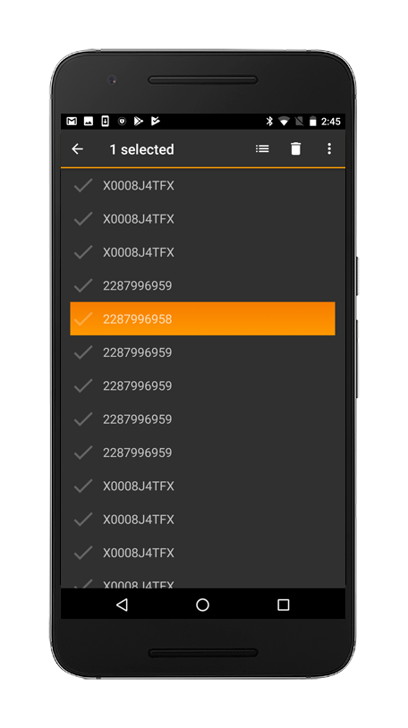 Escáner inalámbrico de código de barras para Android - Manual de usuario